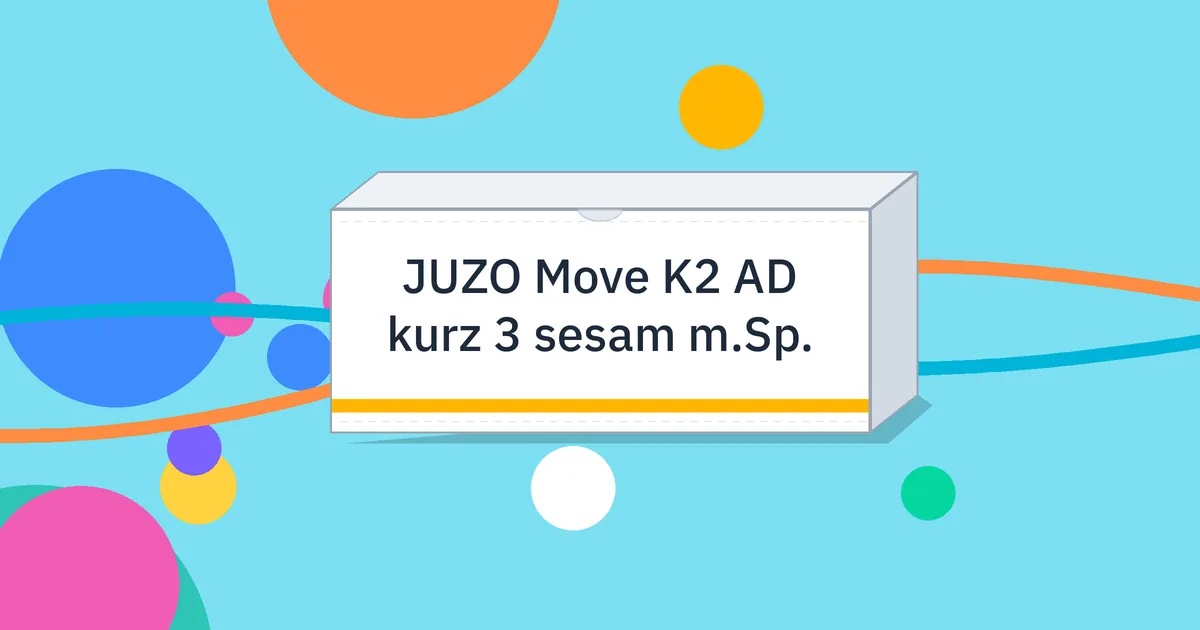 Symbolbild: Packung mit der Aufschrift JUZO Move K2 AD kurz 3 sesam m.Sp. (PZN 18508561) – Verfügbarkeit und Bezug in Apotheken in Frankfurt am Main