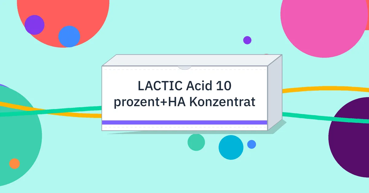 Symbolbild: Packung mit der Aufschrift LACTIC Acid 10 prozent+HA Konzentrat (PZN 19163242) – Verfügbarkeit und Bezug in Apotheken in Frankfurt am Main