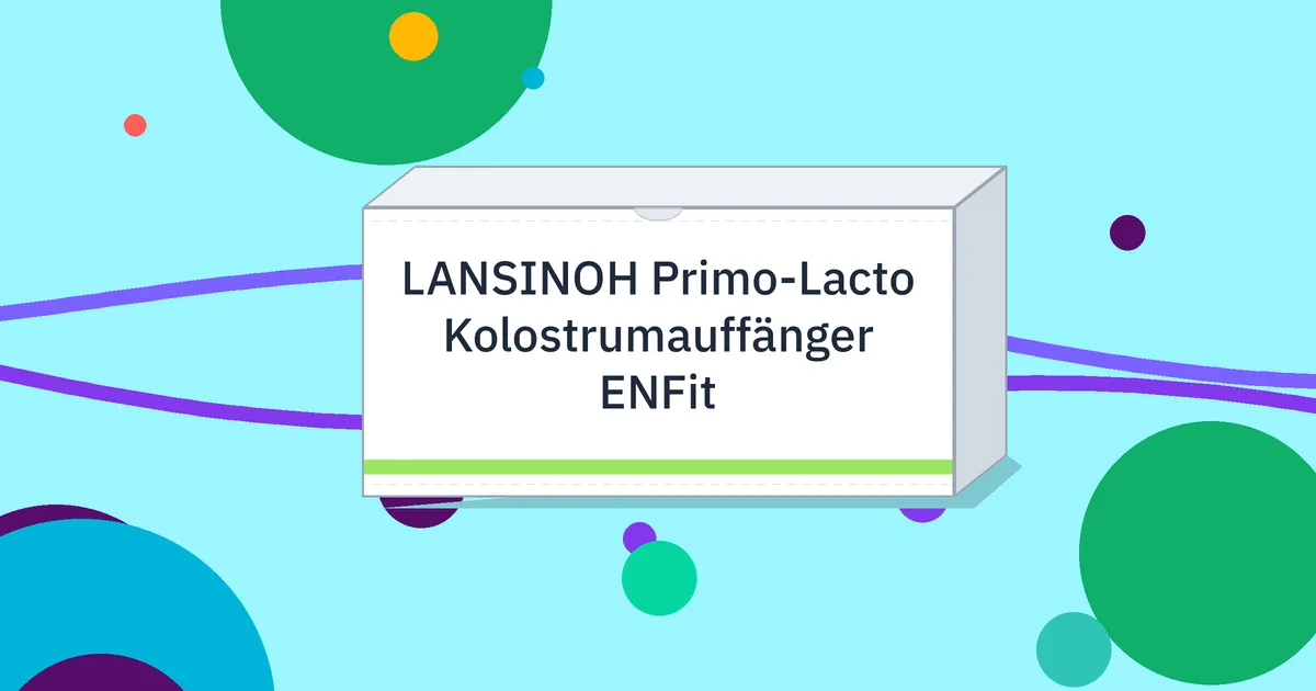 Symbolbild: Packung mit der Aufschrift LANSINOH Primo-Lacto Kolostrumauffänger ENFit (PZN 16736789) – Verfügbarkeit und Bezug in Apotheken in Frankfurt am Main