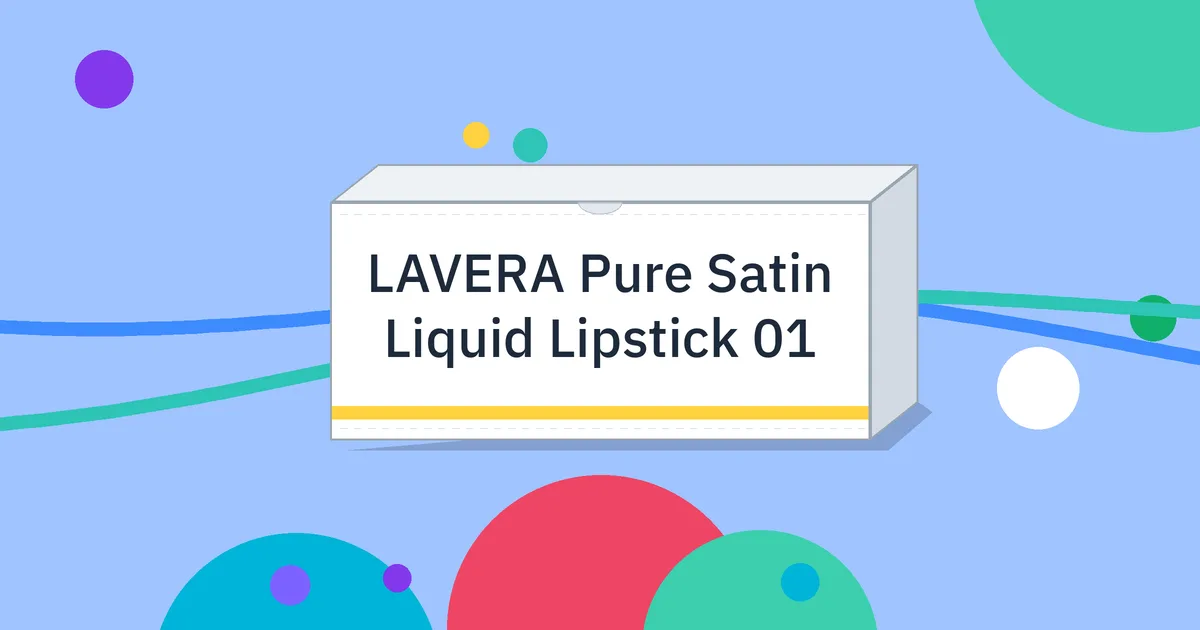Symbolbild: Packung mit der Aufschrift LAVERA Pure Satin Liquid Lipstick 01 (PZN 19733490) – Verfügbarkeit und Bezug in Apotheken in Frankfurt am Main