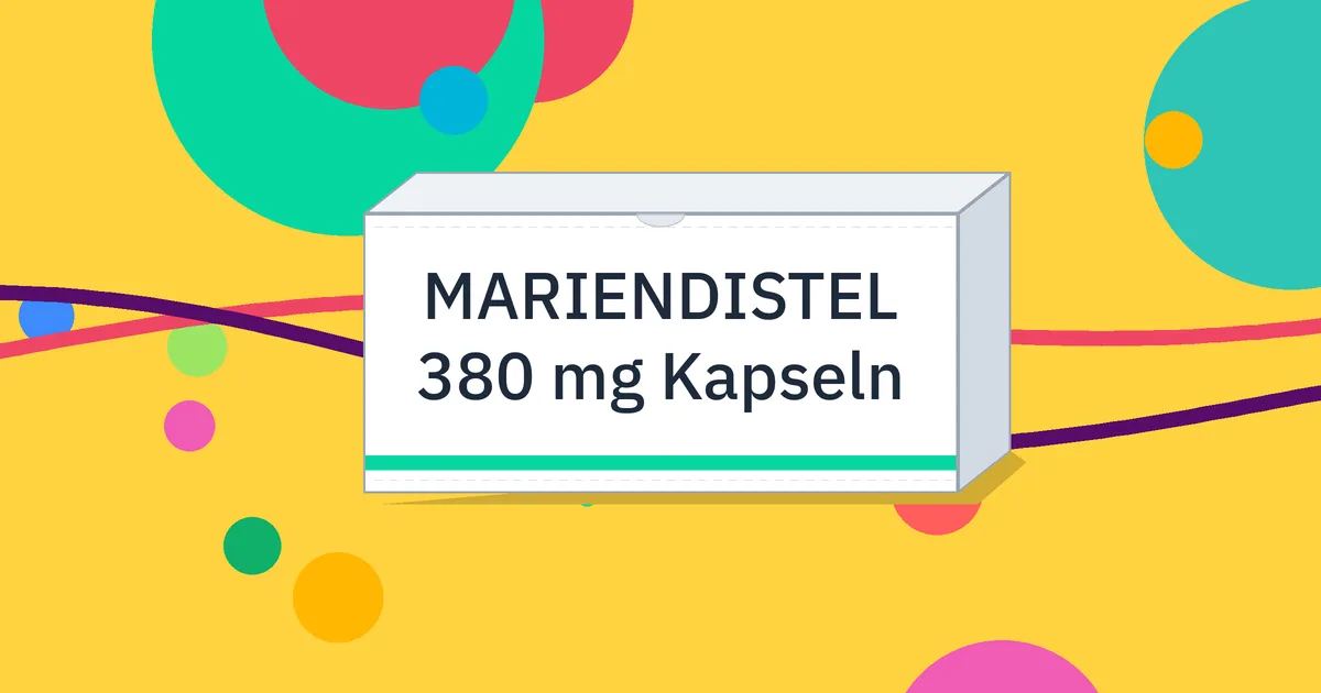 Symbolbild: Packung mit der Aufschrift MARIENDISTEL 380 mg Kapseln (PZN 18216539) – Verfügbarkeit und Bezug in Apotheken in Frankfurt am Main