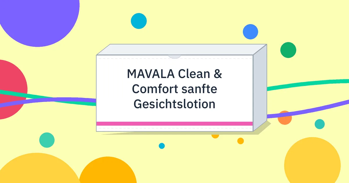Symbolbild: Packung mit der Aufschrift MAVALA Clean & Comfort sanfte Gesichtslotion (PZN 13694642) – Verfügbarkeit und Bezug in Apotheken in Frankfurt am Main