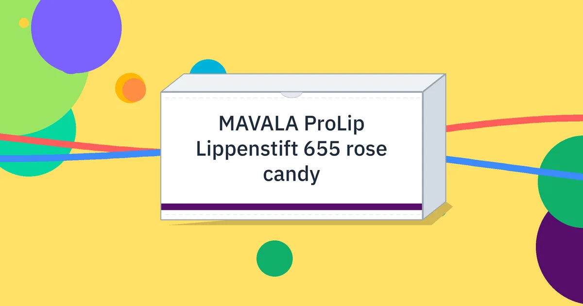 Symbolbild: Packung mit der Aufschrift MAVALA ProLip Lippenstift 655 rose candy (PZN 16496747) – Verfügbarkeit und Bezug in Apotheken in Frankfurt am Main