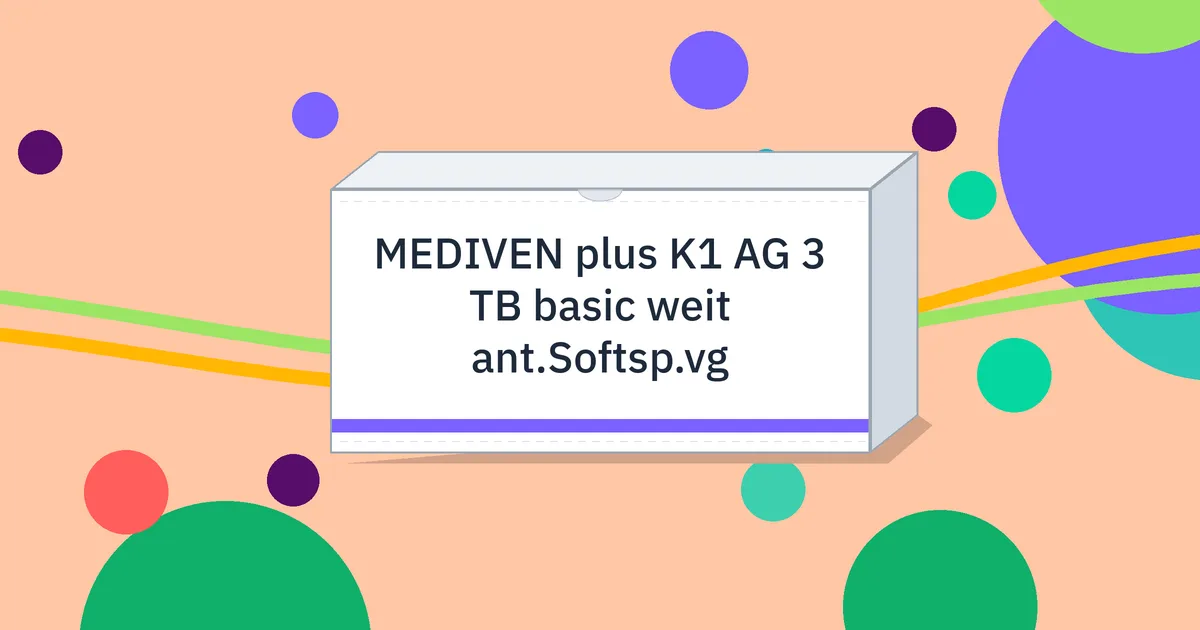 Symbolbild: Packung mit der Aufschrift MEDIVEN plus K1 AG 3 TB basic weit ant.Softsp.vg (PZN 15058413) – Verfügbarkeit und Bezug in Apotheken in Frankfurt am Main