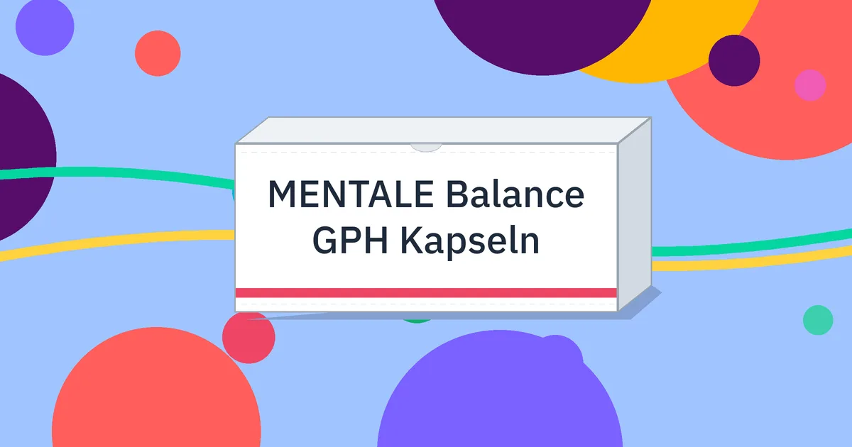 Symbolbild: Packung mit der Aufschrift MENTALE Balance GPH Kapseln (PZN 17824254) – Verfügbarkeit und Bezug in Apotheken in Frankfurt am Main