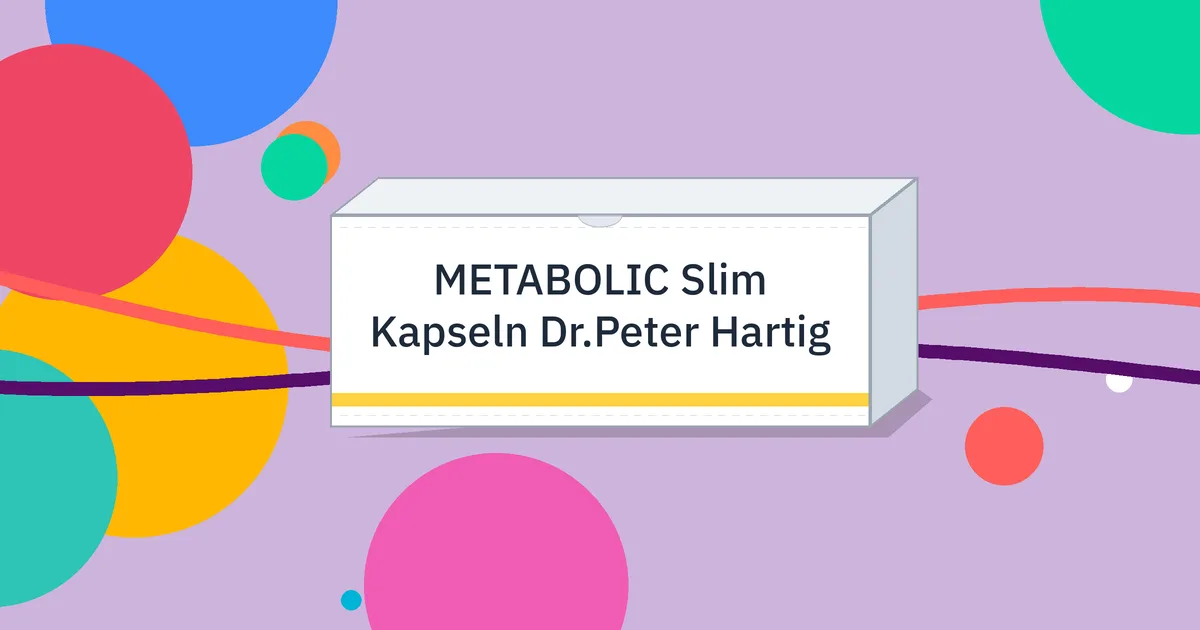 Symbolbild: Packung mit der Aufschrift METABOLIC Slim Kapseln Dr.Peter Hartig (PZN 20739138) – Verfügbarkeit und Bezug in Apotheken in Frankfurt am Main