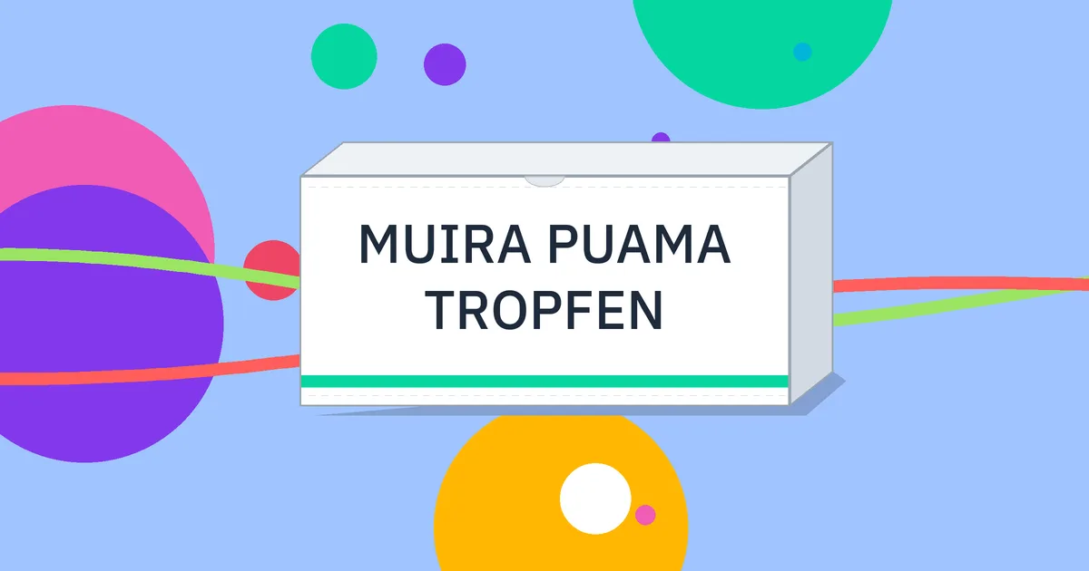 Symbolbild: Packung mit der Aufschrift MUIRA PUAMA TROPFEN (PZN 12372698) – Verfügbarkeit und Bezug in Apotheken in Frankfurt am Main