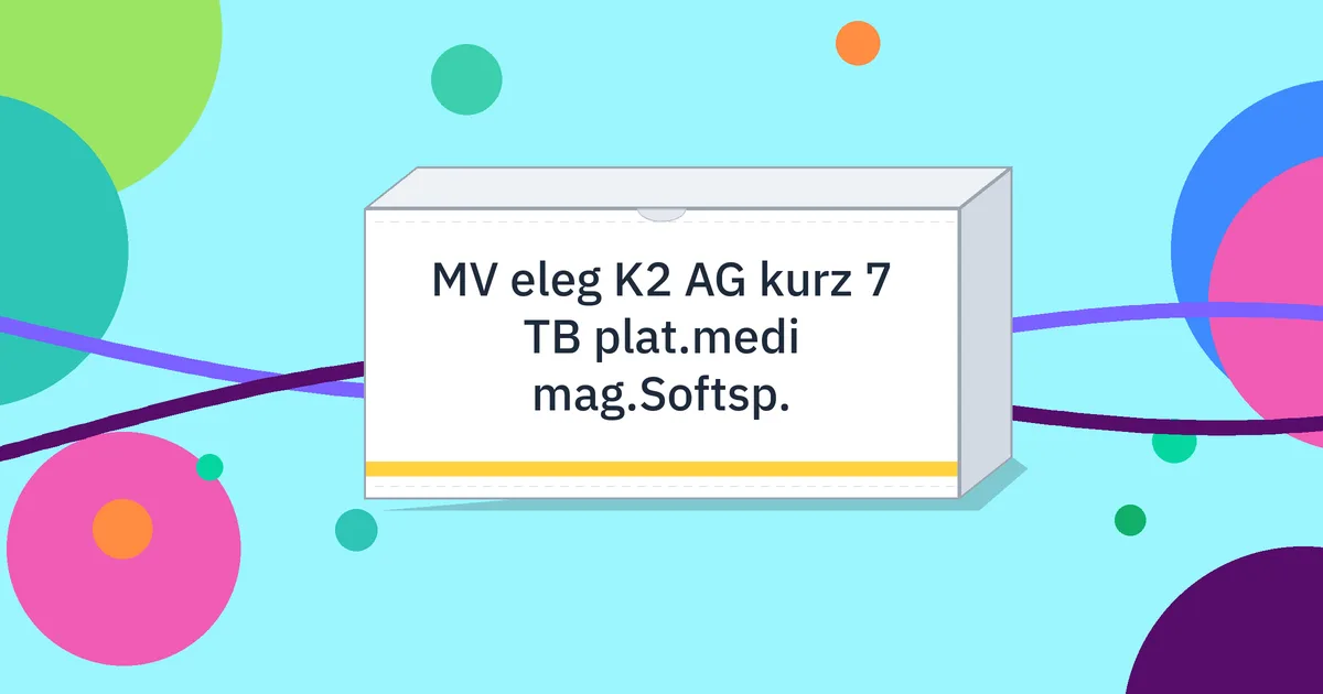 Symbolbild: Packung mit der Aufschrift MV eleg K2 AG kurz 7 TB plat.medi mag.Softsp. (PZN 14635110) – Verfügbarkeit und Bezug in Apotheken in Frankfurt am Main
