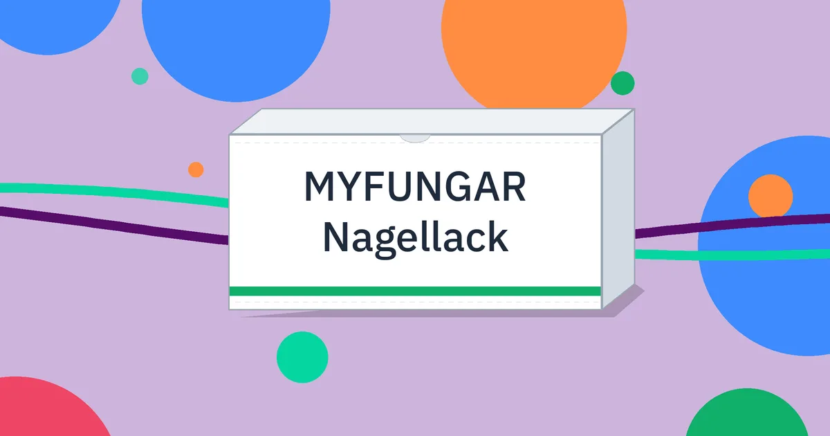 Symbolbild: Packung mit der Aufschrift MYFUNGAR Nagellack (PZN 00467560) – Verfügbarkeit und Bezug in Apotheken in Frankfurt am Main