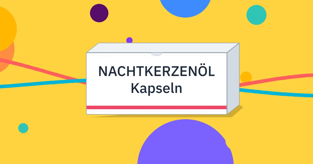 Symbolbild: Packung mit der Aufschrift NACHTKERZENÖL Kapseln (PZN 18487089) – Verfügbarkeit und Bezug in Apotheken in Frankfurt am Main
