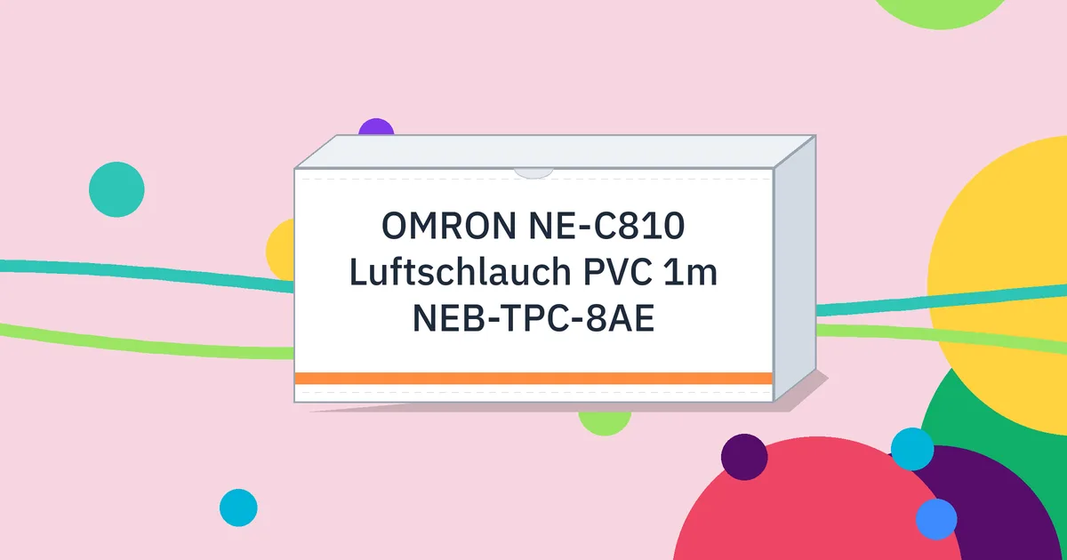 Symbolbild: Packung mit der Aufschrift OMRON NE-C810 Luftschlauch PVC 1m NEB-TPC-8AE (PZN 19134890) – Verfügbarkeit und Bezug in Apotheken in Frankfurt am Main