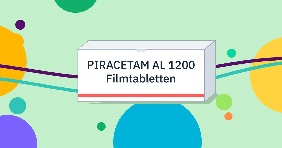 Symbolbild: Packung mit der Aufschrift PIRACETAM AL 1200 Filmtabletten (PZN 08516884) – Verfügbarkeit und Bezug in Apotheken in Frankfurt am Main