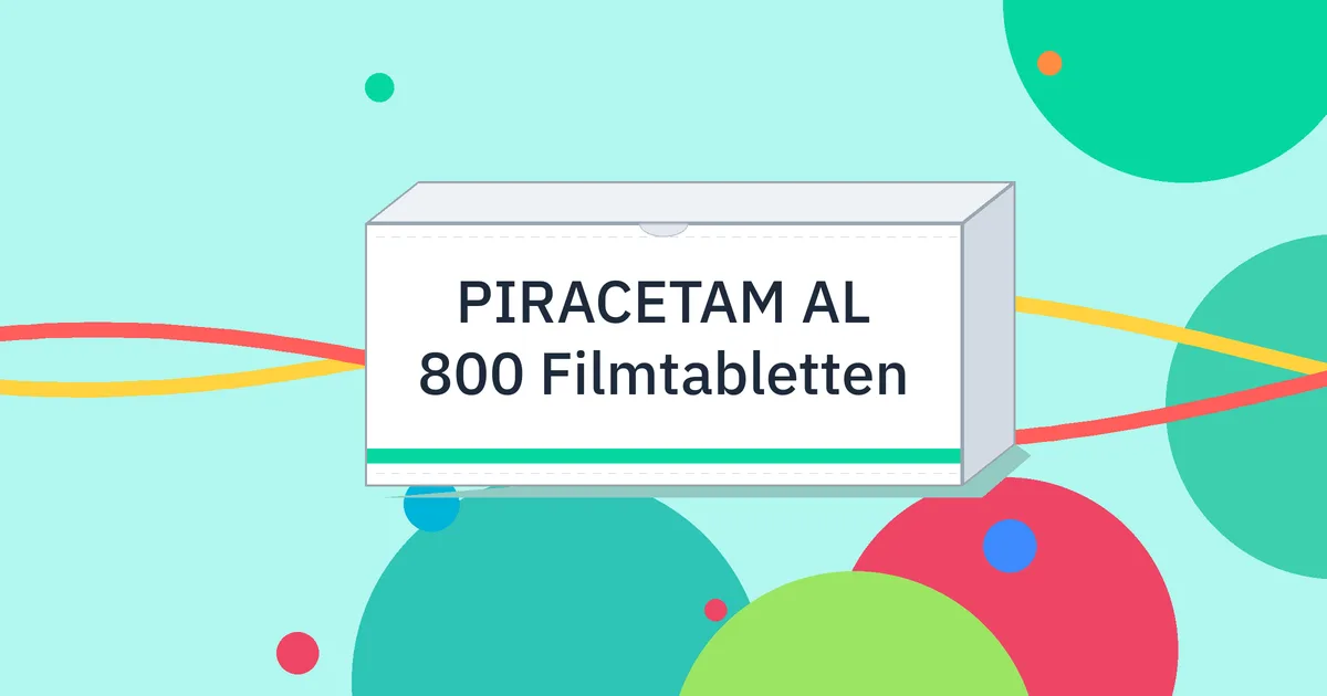 Symbolbild: Packung mit der Aufschrift PIRACETAM AL 800 Filmtabletten (PZN 13893442) – Verfügbarkeit und Bezug in Apotheken in Frankfurt am Main