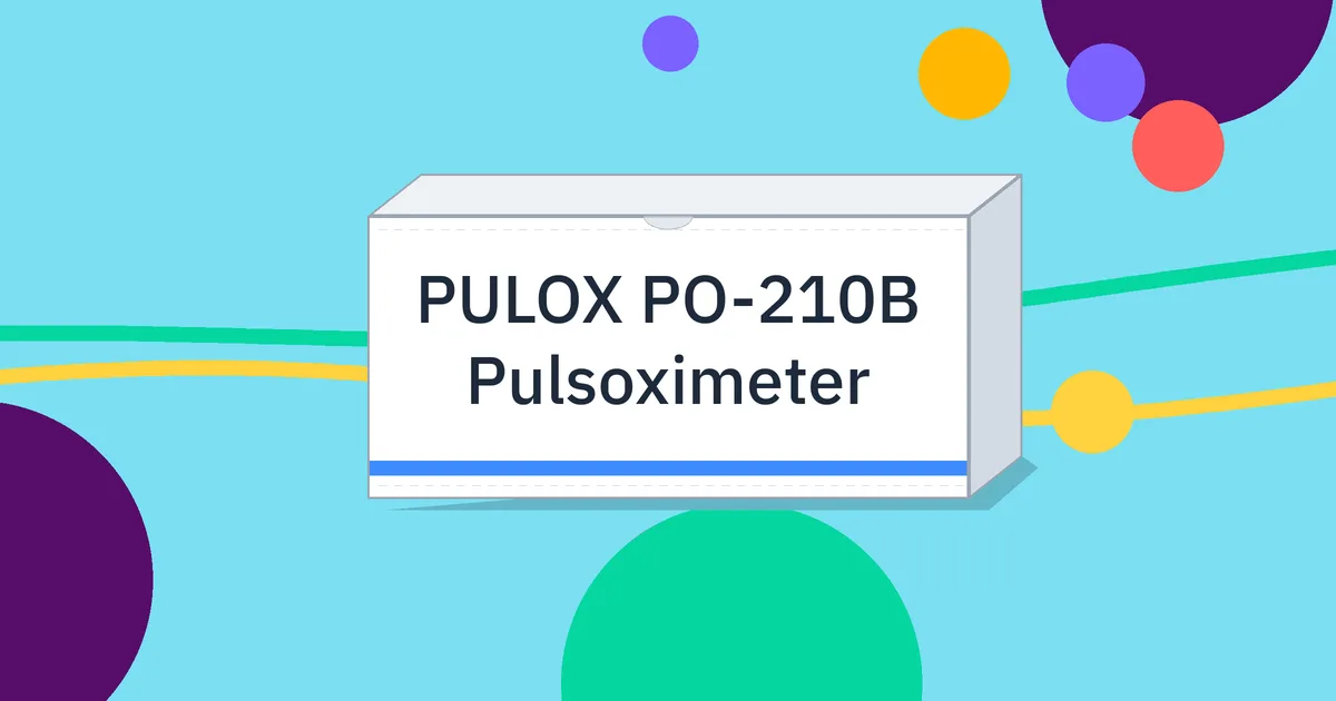 Symbolbild: Packung mit der Aufschrift PULOX PO-210B Pulsoximeter (PZN 15407629) – Verfügbarkeit und Bezug in Apotheken in Frankfurt am Main