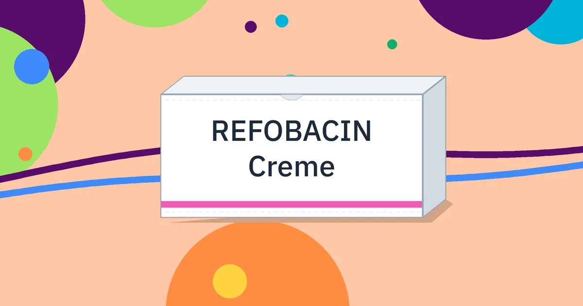 Symbolbild: Packung mit der Aufschrift REFOBACIN Creme (PZN 00860783) – Verfügbarkeit und Bezug in Apotheken in Frankfurt am Main