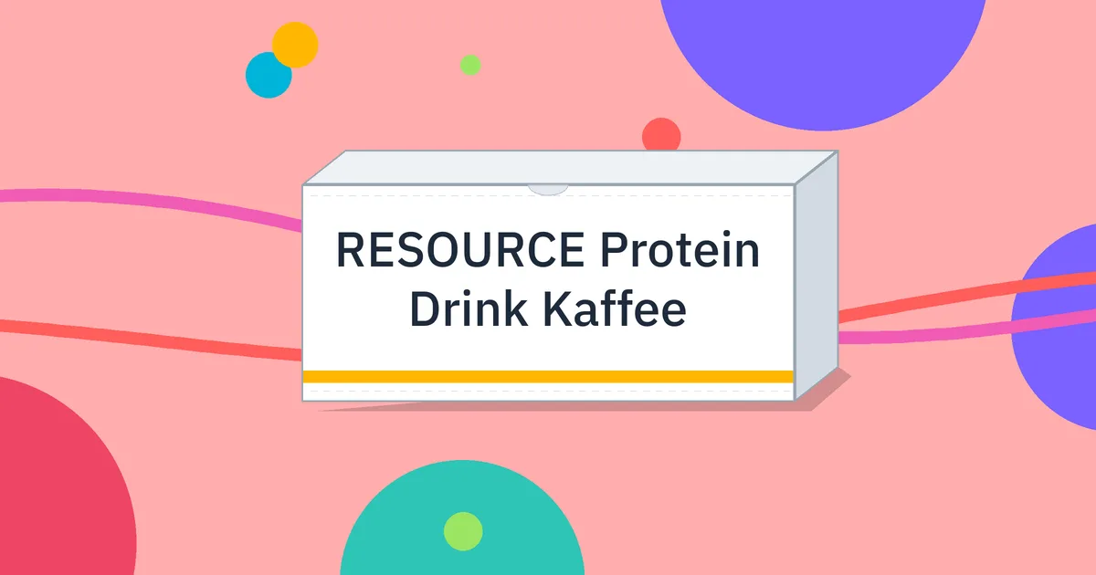 Symbolbild: Packung mit der Aufschrift RESOURCE Protein Drink Kaffee (PZN 12738082) – Verfügbarkeit und Bezug in Apotheken in Frankfurt am Main
