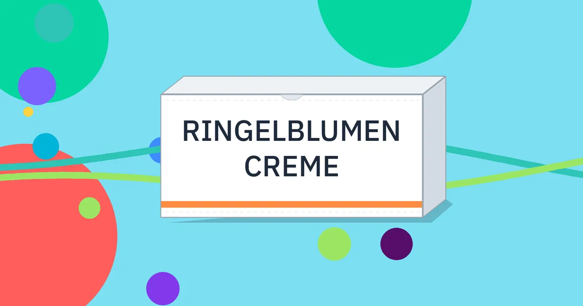 Symbolbild: Packung mit der Aufschrift RINGELBLUMEN CREME (PZN 14168341) – Verfügbarkeit und Bezug in Apotheken in Frankfurt am Main