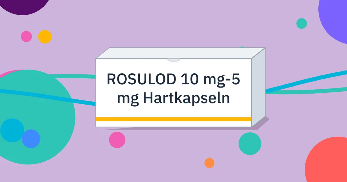Symbolbild: Packung mit der Aufschrift ROSULOD 10 mg-5 mg Hartkapseln (PZN 15227910) – Verfügbarkeit und Bezug in Apotheken in Frankfurt am Main