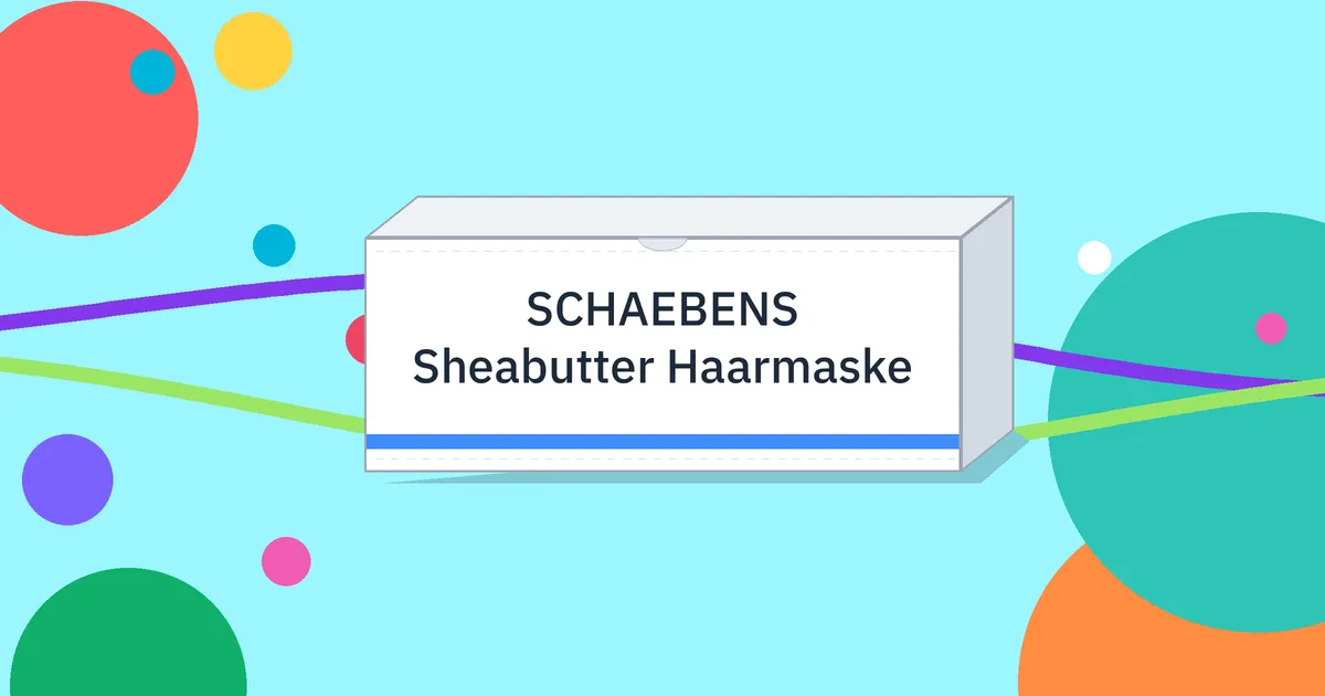 Symbolbild: Packung mit der Aufschrift SCHAEBENS Sheabutter Haarmaske (PZN 19341235) – Verfügbarkeit und Bezug in Apotheken in Frankfurt am Main