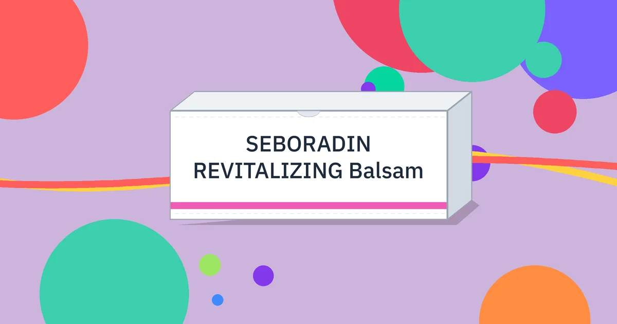 Symbolbild: Packung mit der Aufschrift SEBORADIN REVITALIZING Balsam (PZN 18402733) – Verfügbarkeit und Bezug in Apotheken in Frankfurt am Main