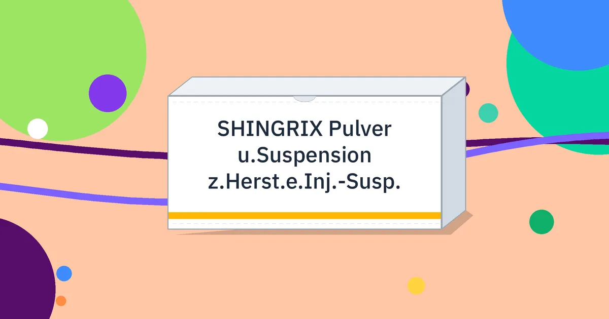 Symbolbild: Packung mit der Aufschrift SHINGRIX Pulver u.Suspension z.Herst.e.Inj.-Susp. (PZN 20313706) – Verfügbarkeit und Bezug in Apotheken in Frankfurt am Main