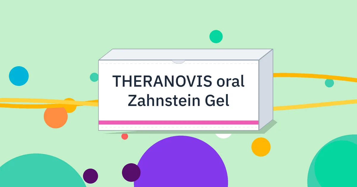 Symbolbild: Packung mit der Aufschrift THERANOVIS oral Zahnstein Gel (PZN 18682603) – Verfügbarkeit und Bezug in Apotheken in Frankfurt am Main