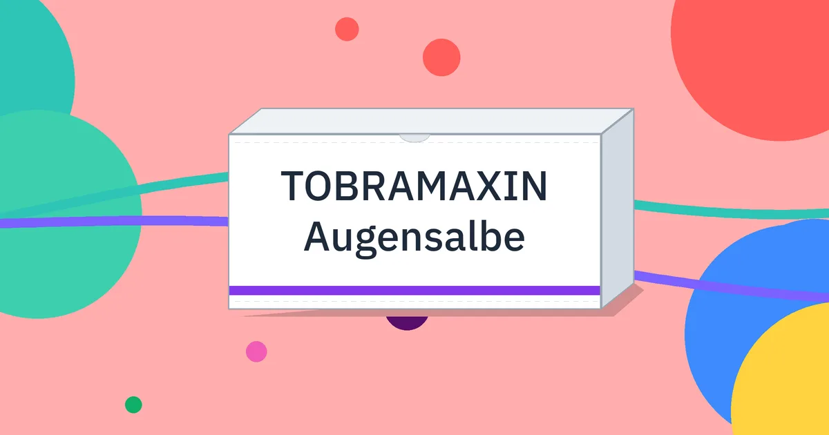 Symbolbild: Packung mit der Aufschrift TOBRAMAXIN Augensalbe (PZN 02513531) – Verfügbarkeit und Bezug in Apotheken in Frankfurt am Main