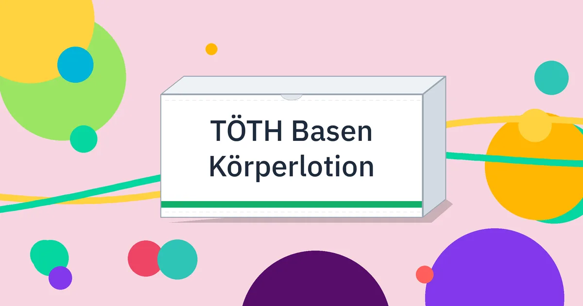 Symbolbild: Packung mit der Aufschrift TÖTH Basen Körperlotion (PZN 02290309) – Verfügbarkeit und Bezug in Apotheken in Frankfurt am Main