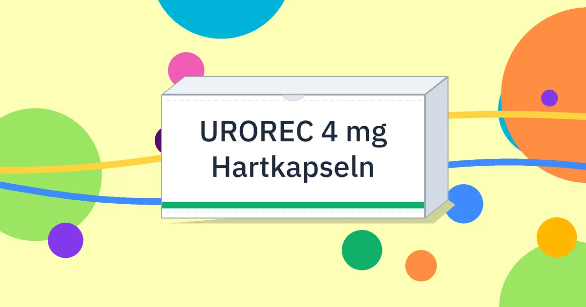 Symbolbild: Packung mit der Aufschrift UROREC 4 mg Hartkapseln (PZN 13589170) – Verfügbarkeit und Bezug in Apotheken in Frankfurt am Main
