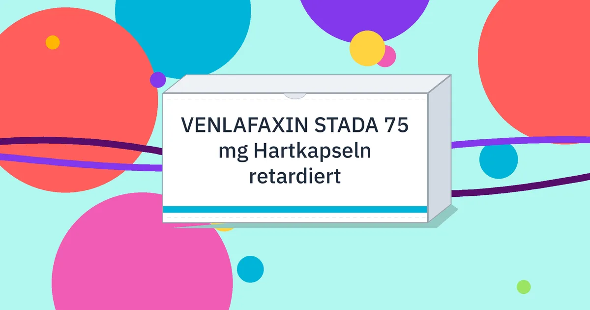 Symbolbild: Packung mit der Aufschrift VENLAFAXIN STADA 75 mg Hartkapseln retardiert (PZN 06912268) – Verfügbarkeit und Bezug in Apotheken in Frankfurt am Main