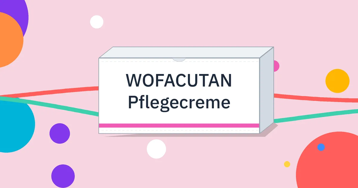 Symbolbild: Packung mit der Aufschrift WOFACUTAN Pflegecreme (PZN 14268580) – Verfügbarkeit und Bezug in Apotheken in Frankfurt am Main