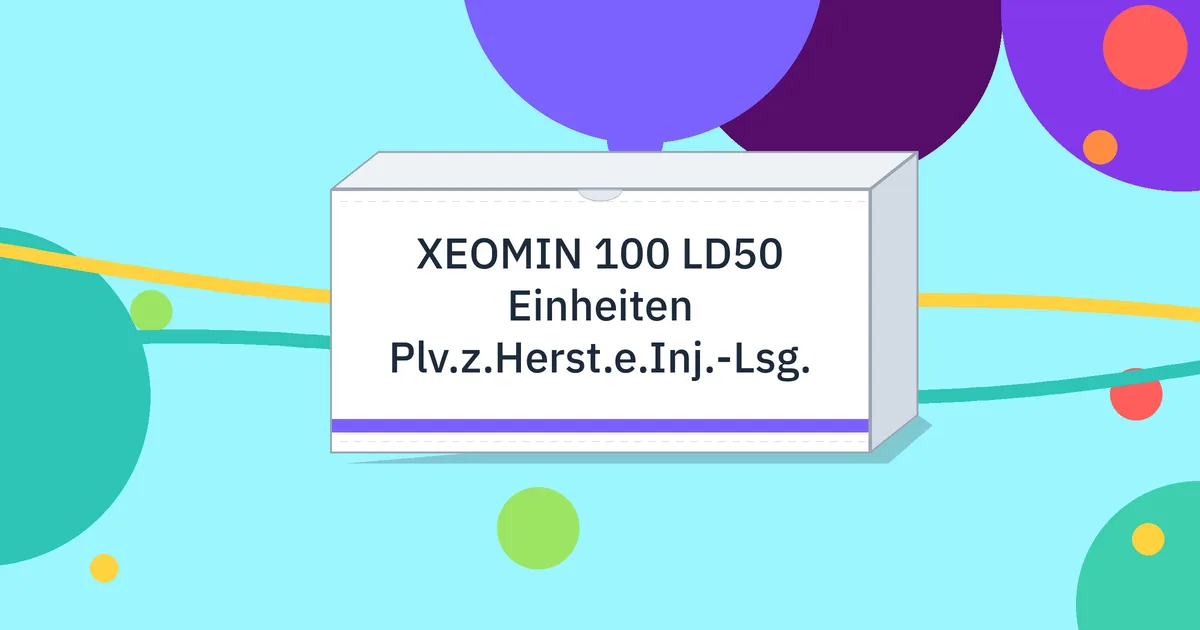 Symbolbild: Packung mit der Aufschrift XEOMIN 100 LD50 Einheiten Plv.z.Herst.e.Inj.-Lsg. (PZN 15371707) – Verfügbarkeit und Bezug in Apotheken in Frankfurt am Main