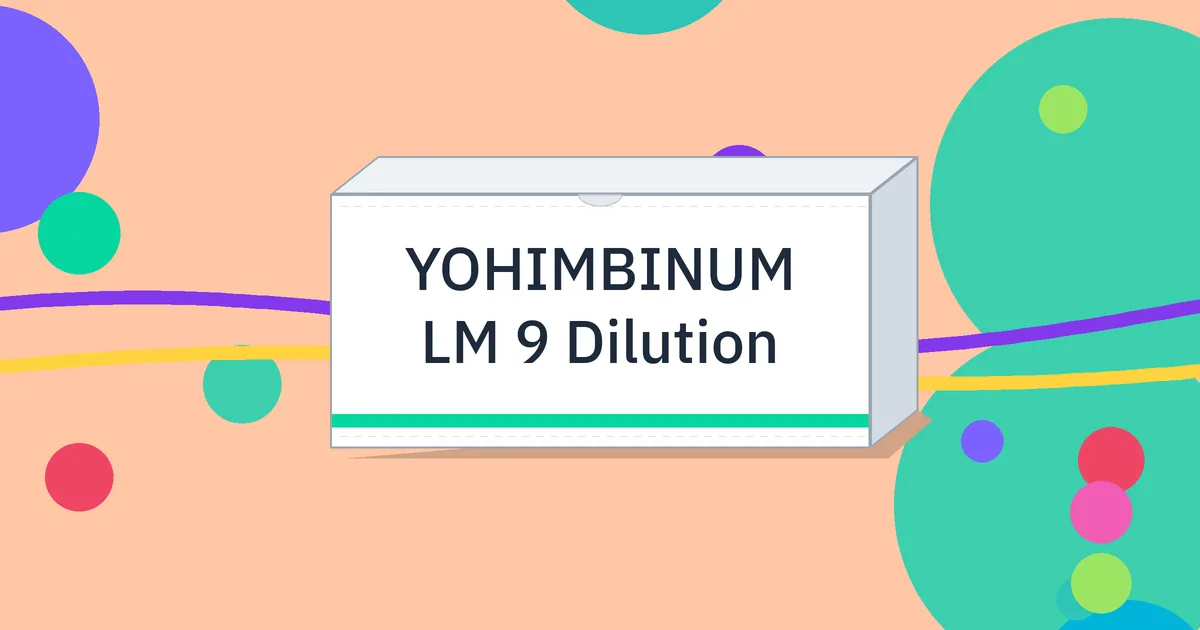 Symbolbild: Packung mit der Aufschrift YOHIMBINUM LM 9 Dilution (PZN 13285949) – Verfügbarkeit und Bezug in Apotheken in Frankfurt am Main
