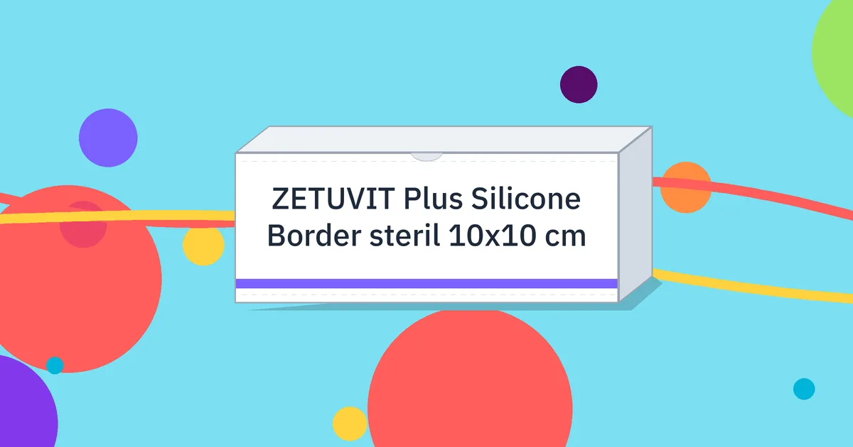 Symbolbild: Packung mit der Aufschrift ZETUVIT Plus Silicone Border steril 10x10 cm (PZN 18810739) – Verfügbarkeit und Bezug in Apotheken in Frankfurt am Main