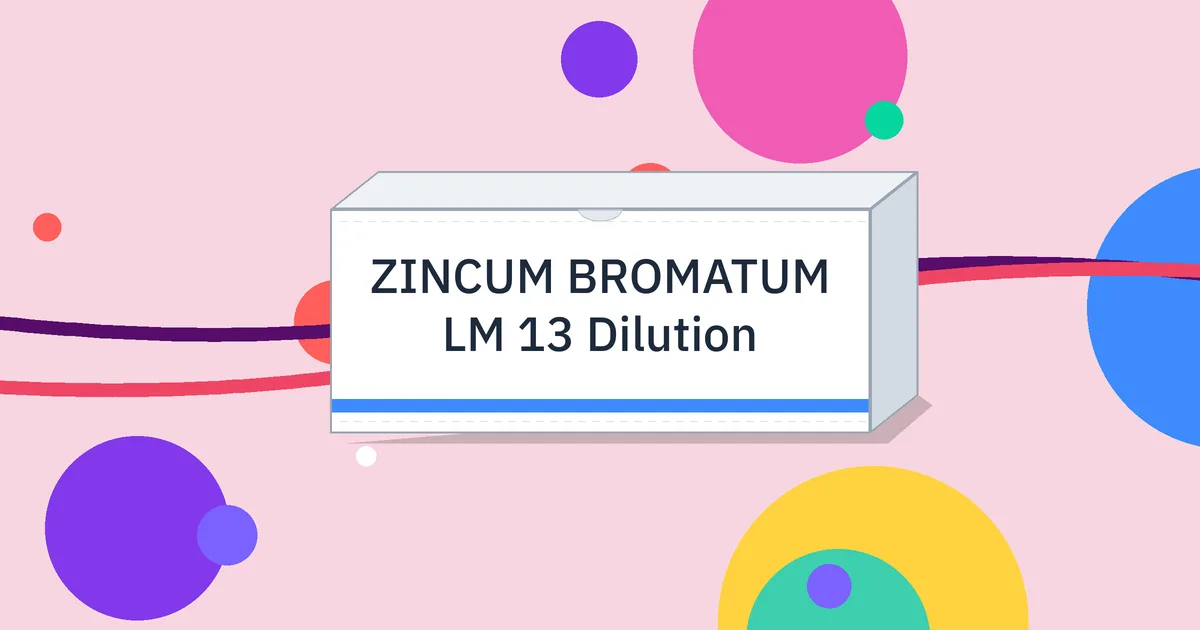 Symbolbild: Packung mit der Aufschrift ZINCUM BROMATUM LM 13 Dilution (PZN 13291418) – Verfügbarkeit und Bezug in Apotheken in Frankfurt am Main