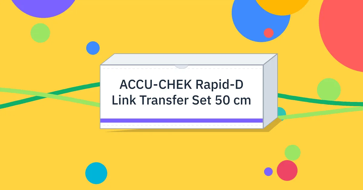 Symbolbild: Packung mit der Aufschrift ACCU-CHEK Rapid-D Link Transfer Set 50 cm (PZN 16787172) – Verfügbarkeit und Bezug in Apotheken in Frankfurt am Main