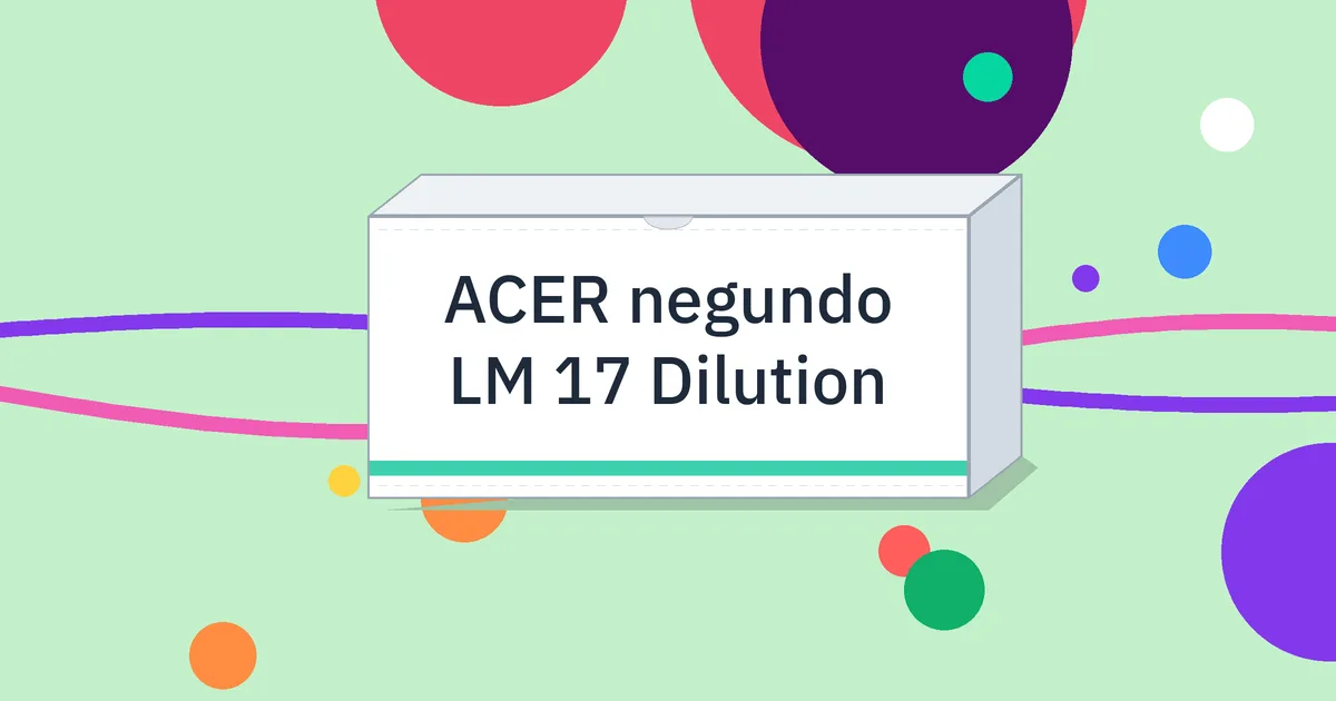 Symbolbild: Packung mit der Aufschrift ACER negundo LM 17 Dilution (PZN 13264290) – Verfügbarkeit und Bezug in Apotheken in Frankfurt am Main