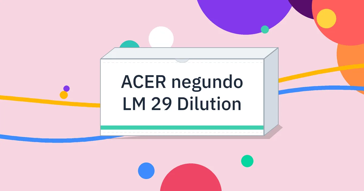 Symbolbild: Packung mit der Aufschrift ACER negundo LM 29 Dilution (PZN 13264597) – Verfügbarkeit und Bezug in Apotheken in Frankfurt am Main