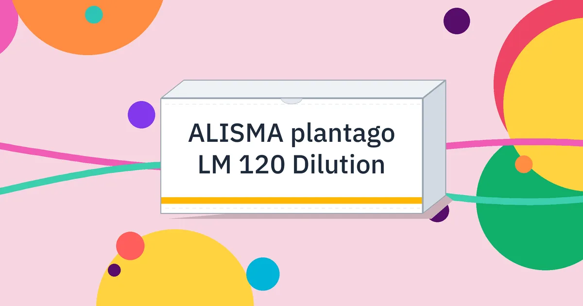 Symbolbild: Packung mit der Aufschrift ALISMA plantago LM 120 Dilution (PZN 13310914) – Verfügbarkeit und Bezug in Apotheken in Frankfurt am Main