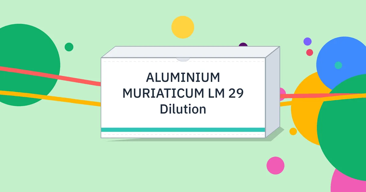 Symbolbild: Packung mit der Aufschrift ALUMINIUM MURIATICUM LM 29 Dilution (PZN 13316911) – Verfügbarkeit und Bezug in Apotheken in Frankfurt am Main