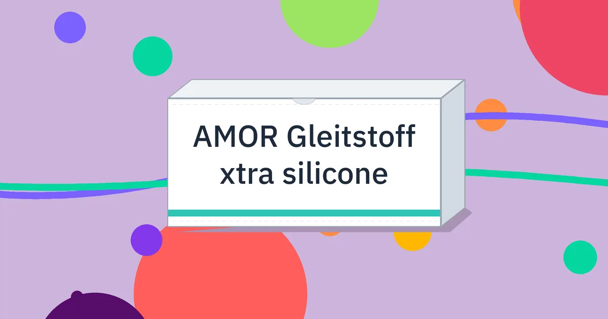 Symbolbild: Packung mit der Aufschrift AMOR Gleitstoff xtra silicone (PZN 09753540) – Verfügbarkeit und Bezug in Apotheken in Frankfurt am Main