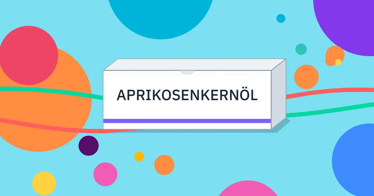 Symbolbild: Packung mit der Aufschrift APRIKOSENKERNÖL (PZN 18251323) – Verfügbarkeit und Bezug in Apotheken in Frankfurt am Main