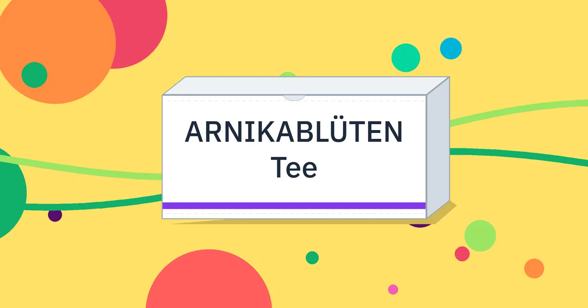 Symbolbild: Packung mit der Aufschrift ARNIKABLÜTEN Tee (PZN 20381211) – Verfügbarkeit und Bezug in Apotheken in Frankfurt am Main