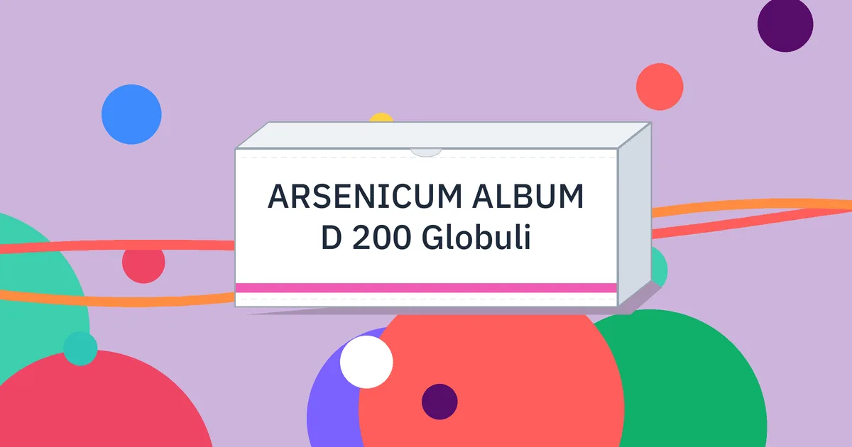 Symbolbild: Packung mit der Aufschrift ARSENICUM ALBUM D 200 Globuli (PZN 02801129) – Verfügbarkeit und Bezug in Apotheken in Frankfurt am Main