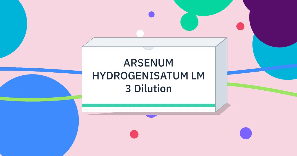 Symbolbild: Packung mit der Aufschrift ARSENUM HYDROGENISATUM LM 3 Dilution (PZN 12778319) – Verfügbarkeit und Bezug in Apotheken in Frankfurt am Main