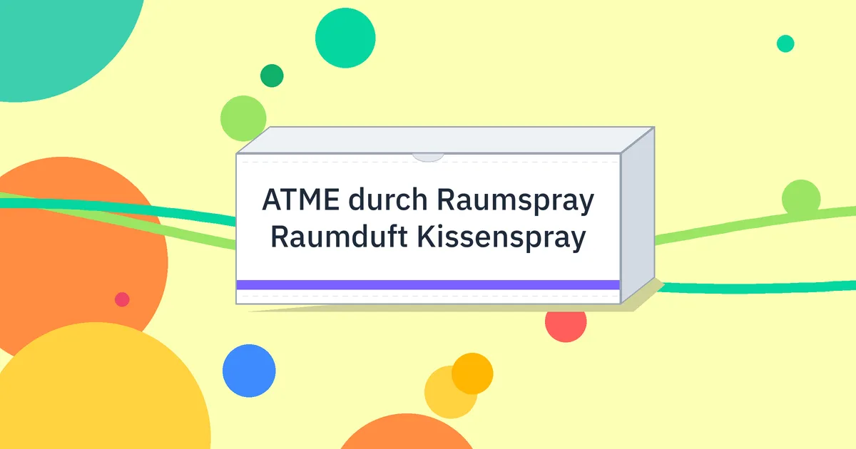 Symbolbild: Packung mit der Aufschrift ATME durch Raumspray Raumduft Kissenspray (PZN 20031876) – Verfügbarkeit und Bezug in Apotheken in Frankfurt am Main