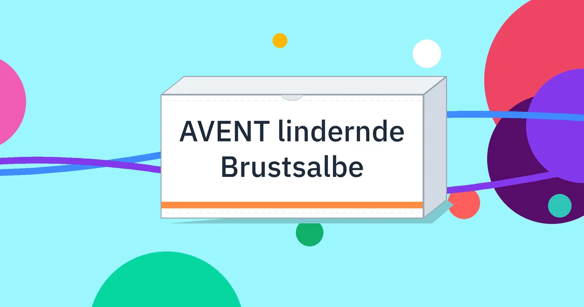 Symbolbild: Packung mit der Aufschrift AVENT lindernde Brustsalbe (PZN 04104570) – Verfügbarkeit und Bezug in Apotheken in Frankfurt am Main