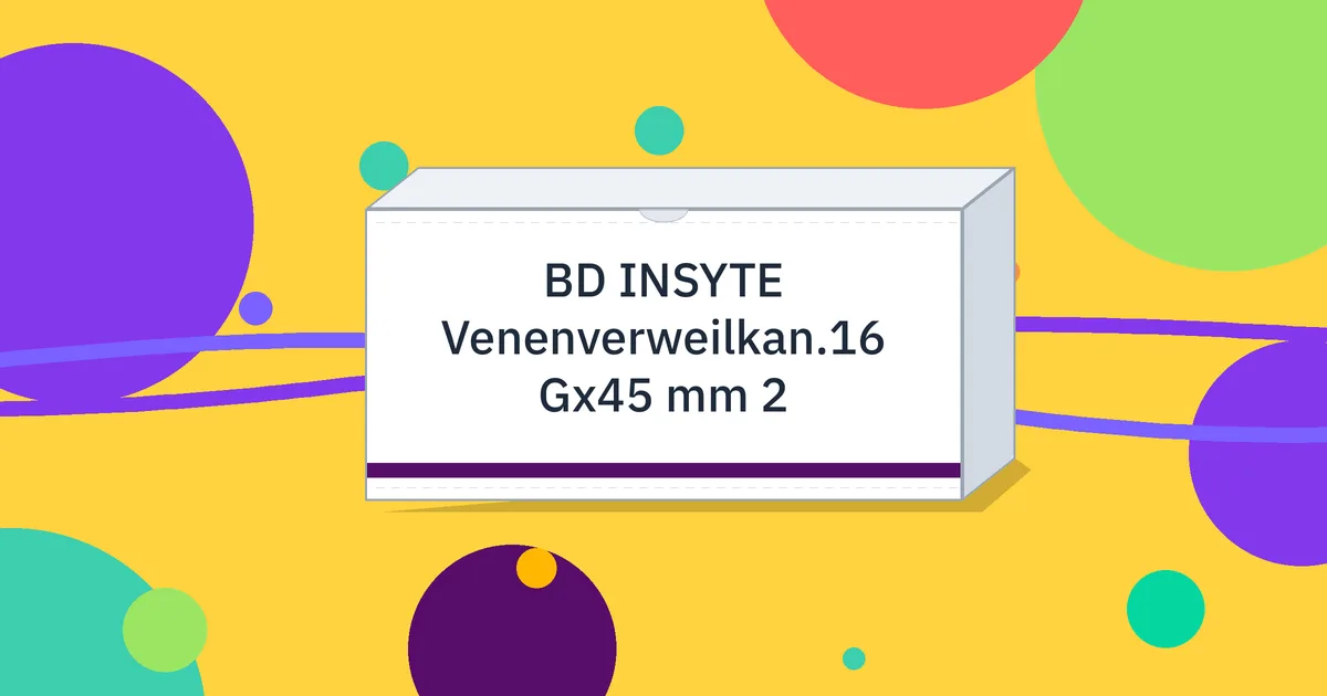 Symbolbild: Packung mit der Aufschrift BD INSYTE Venenverweilkan.16 Gx45 mm 2 (PZN 07546340) – Verfügbarkeit und Bezug in Apotheken in Frankfurt am Main