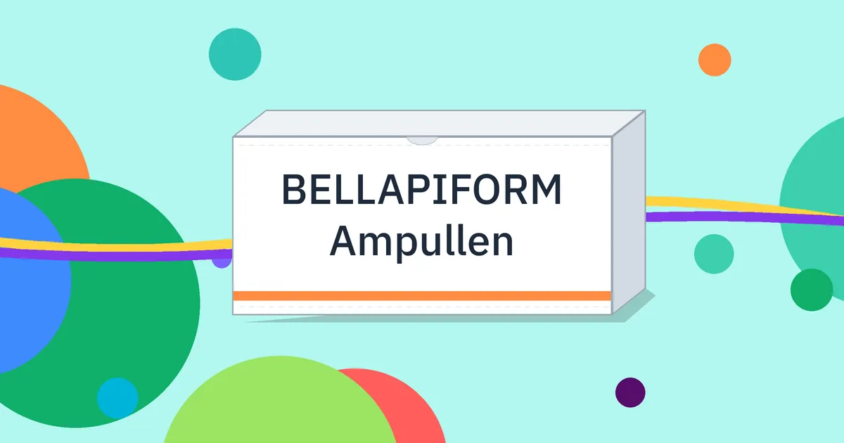 Symbolbild: Packung mit der Aufschrift BELLAPIFORM Ampullen (PZN 04189394) – Verfügbarkeit und Bezug in Apotheken in Frankfurt am Main