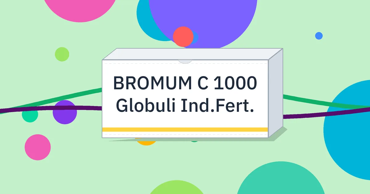 Symbolbild: Packung mit der Aufschrift BROMUM C 1000 Globuli Ind.Fert. (PZN 17645385) – Verfügbarkeit und Bezug in Apotheken in Frankfurt am Main